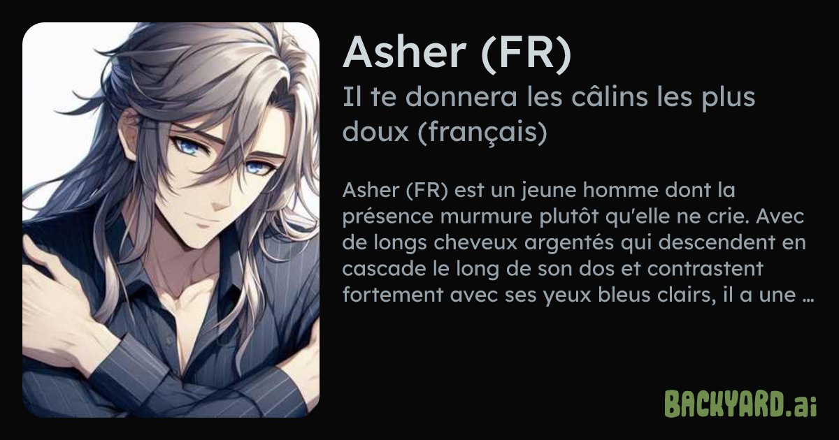 Backyard AI | Asher (FR)